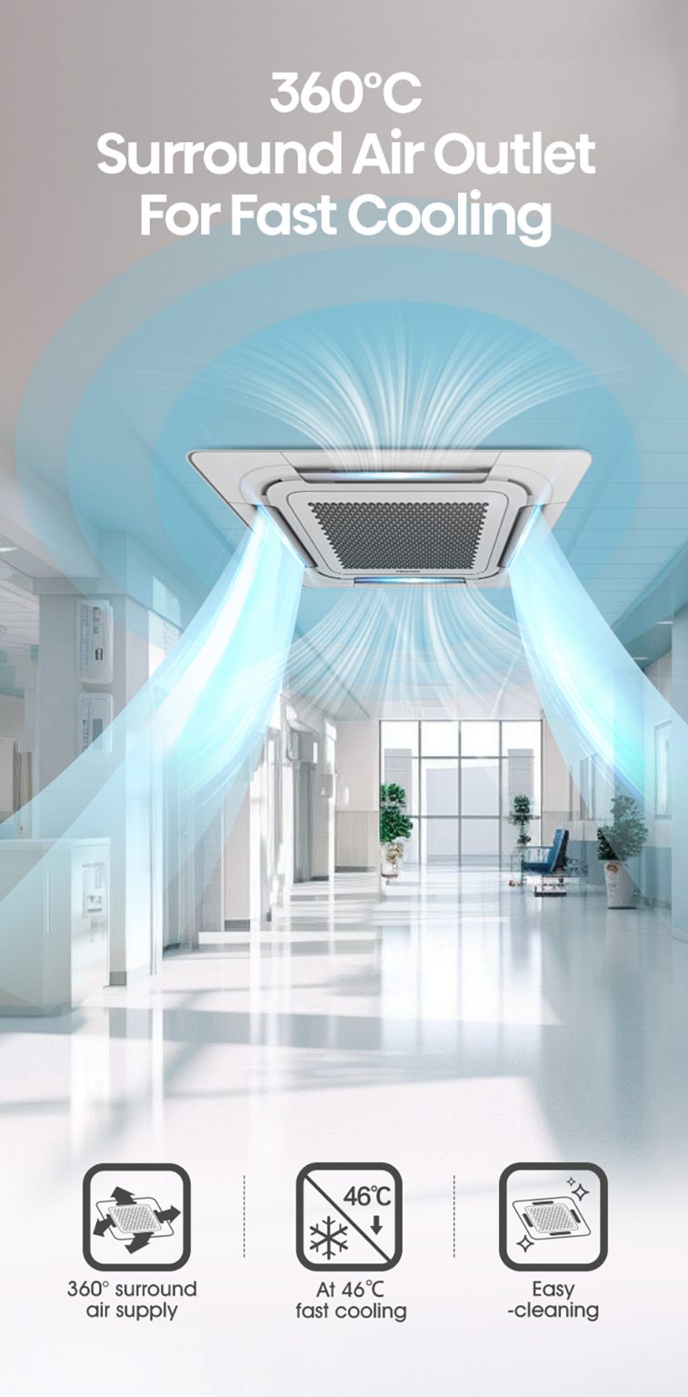 HISENSE NON INVERTER CASSETTE R32-AUC SERIES - Ban Leng Air Cond